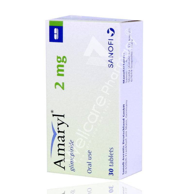 Amaryl 2Mg Tablets 30'S – Wellcare Pharmacy