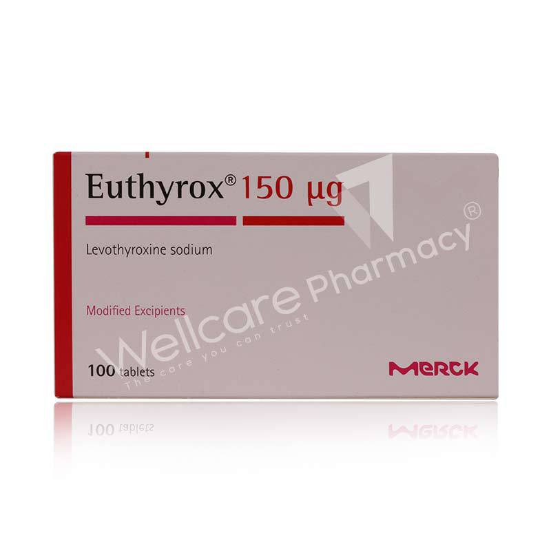 Euthyrox 150Mcg Tablets 100'S – Wellcare Pharmacy