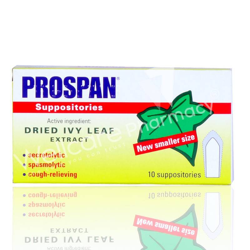 Prospan Suppositories 10'S – Wellcare Pharmacy