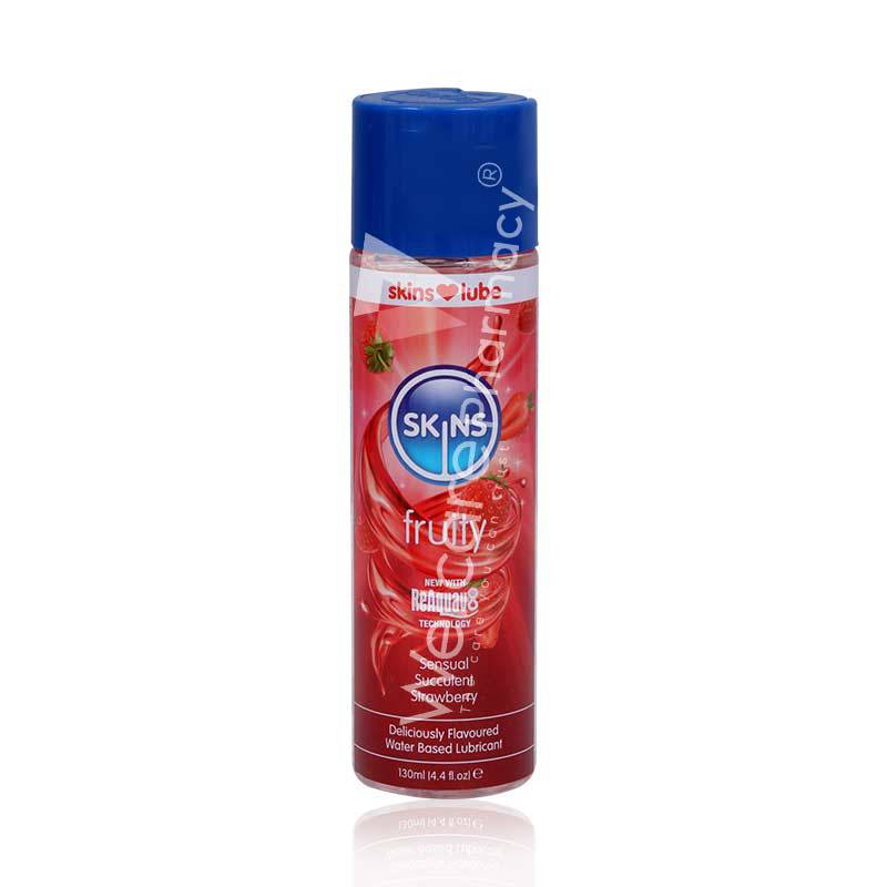 Skins Strawberry Water Based Lubricant 130Ml – Wellcare Pharmacy