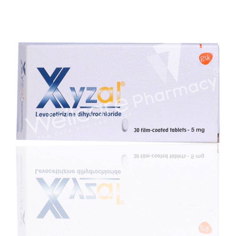 Xyzal 5Mg Tablets 30'S – Wellcare Pharmacy