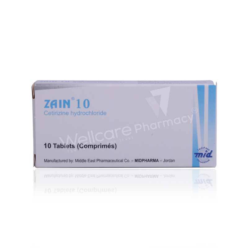 Zain 10Mg Tablets 10'S – Wellcare Pharmacy