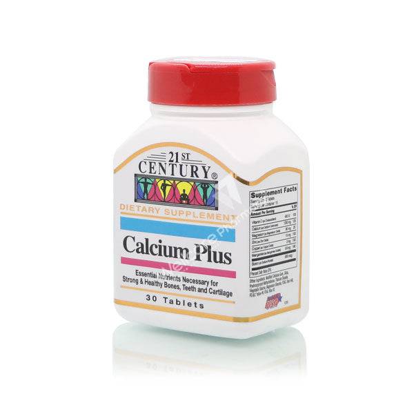 21St Century Calcium Plus Tablets 30'S – Wellcare Pharmacy
