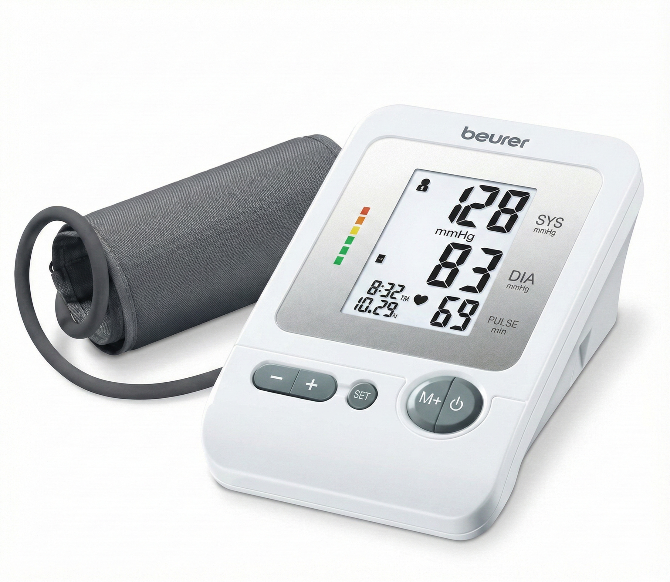 Buy Beurer Bm30 Upper Arm Blood Pressure Monitor With Adaptor in Qatar