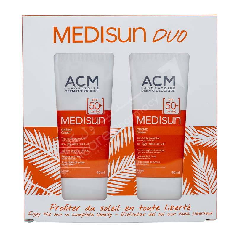 ACM MEDISUN SPF50 Sunscreen Cream Value Pack | Broad-Spectrum ...