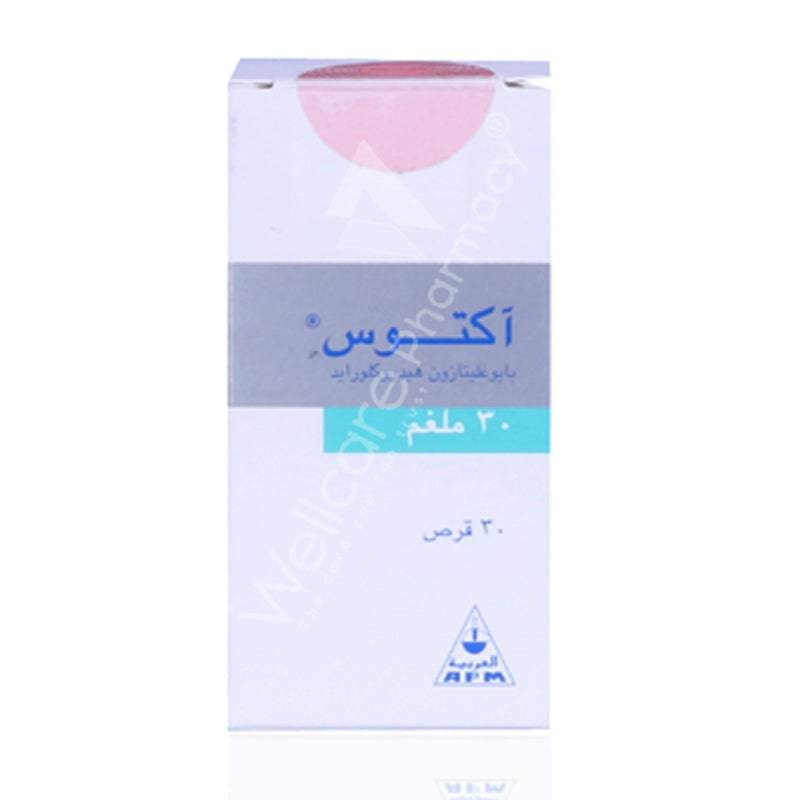 Actos 30Mg Tablets 30'S – Wellcare Pharmacy