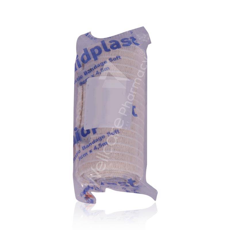 Aidplast Elastic Bandage Soft 8Cmx4.5M V40845 – Wellcare Pharmacy