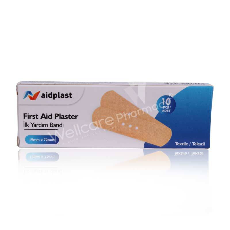 Aidplast Textile First Aid Plaster 10'S V805 – Wellcare Pharmacy