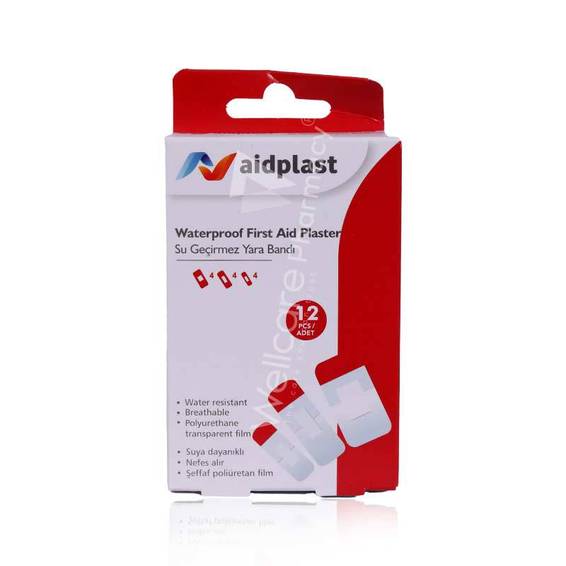 Aidplast Waterproof First Aid Plaster 12'S V841 – Wellcare Pharmacy