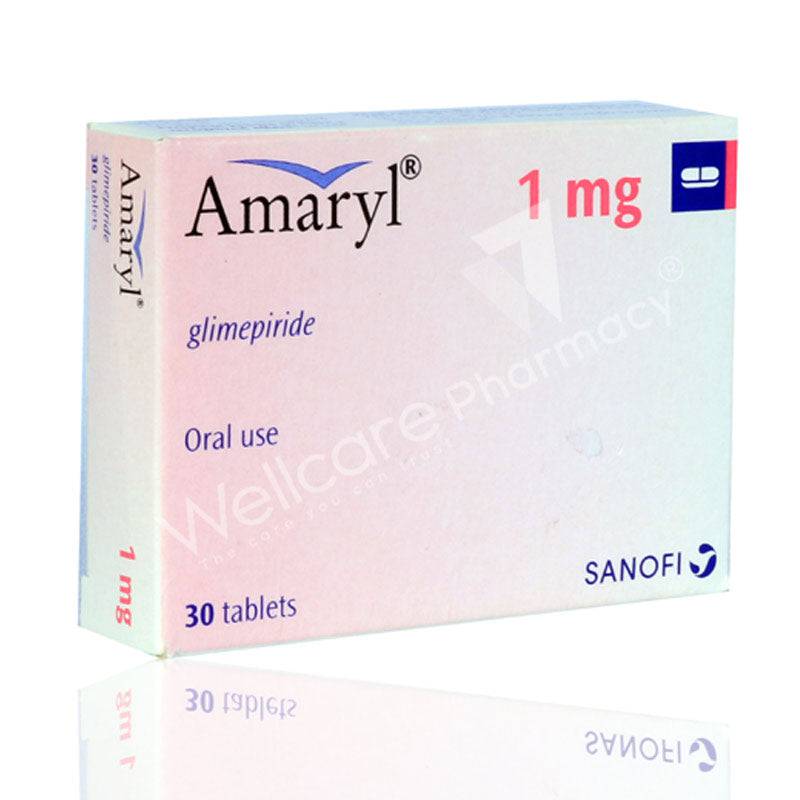 Amaryl 1Mg Tablets 30'S – Wellcare Pharmacy
