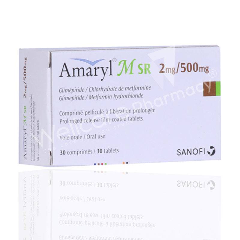 Amaryl M Sr 2Mg/500Mg Tablets 30'S – Wellcare Pharmacy