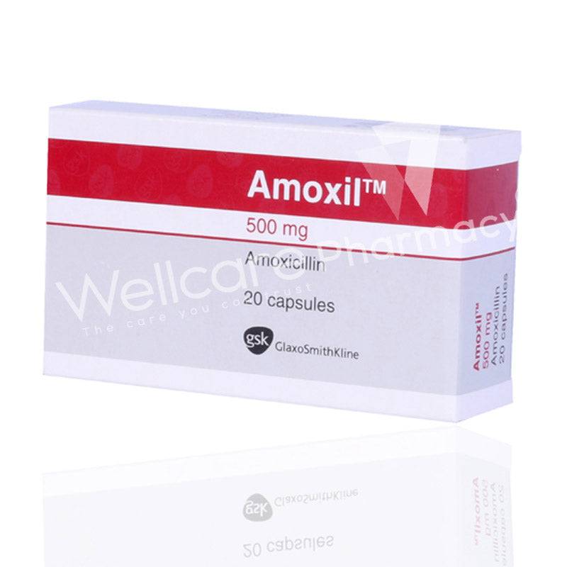 Amoxil 500Mg Capsules 20'S – Wellcare Pharmacy
