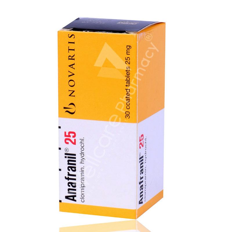ANAFRANIL 25MG TABLETS 30'S – Wellcare Pharmacy