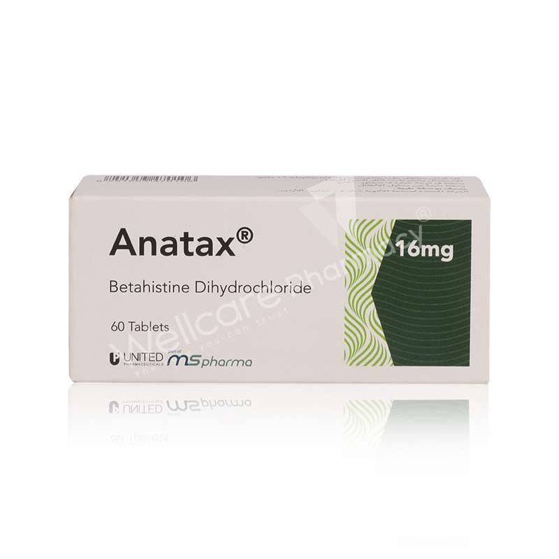 Anatax 16Mg Tablets 60'S – Wellcare Pharmacy