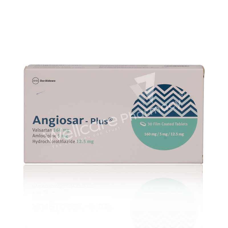 Angiosar-Plus 160/5/12.5Mg Tablets 30'S – Wellcare Pharmacy