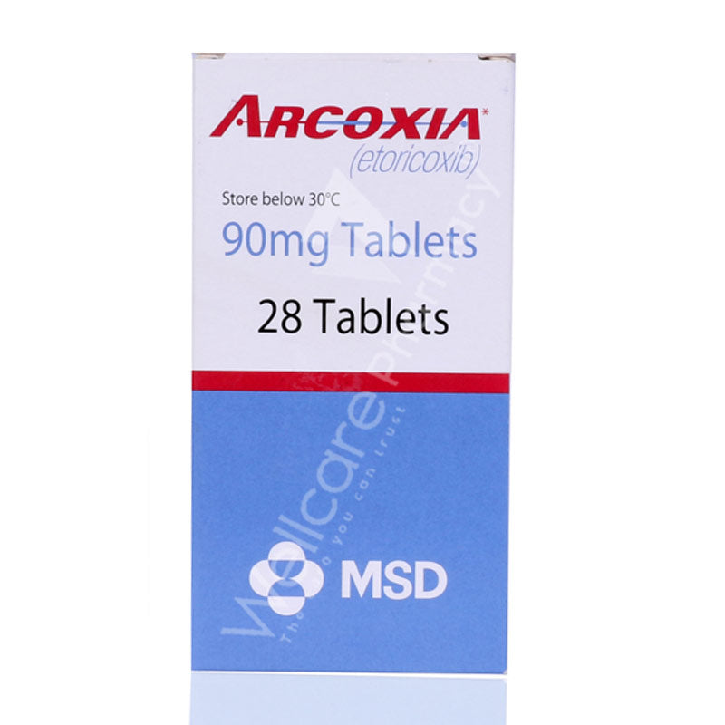 Arcoxia 90mg Tablets 28'S