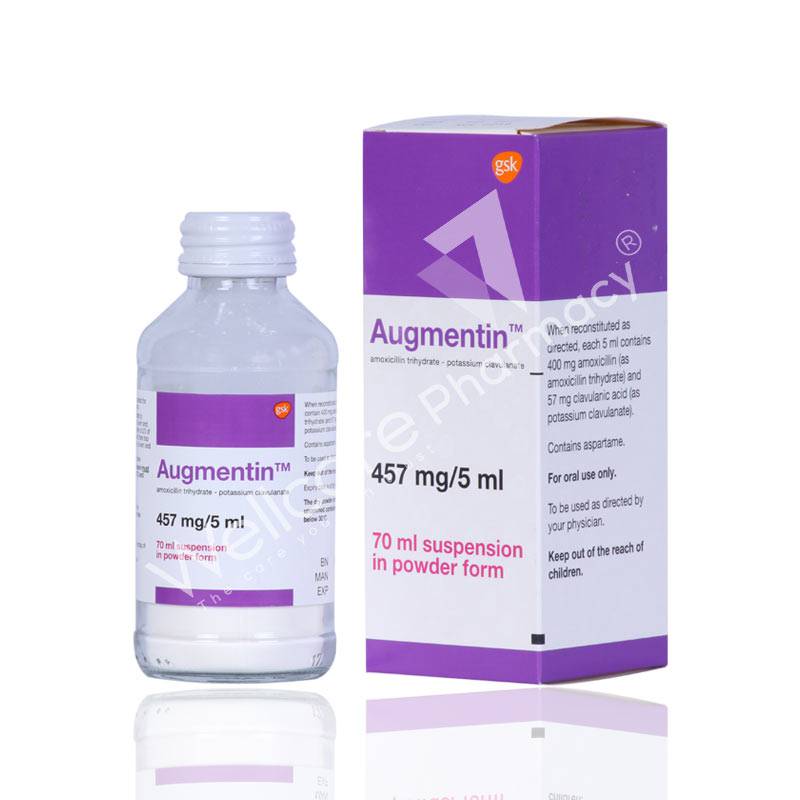 Augmentin 457Mg Suspension 70Ml – Wellcare Pharmacy