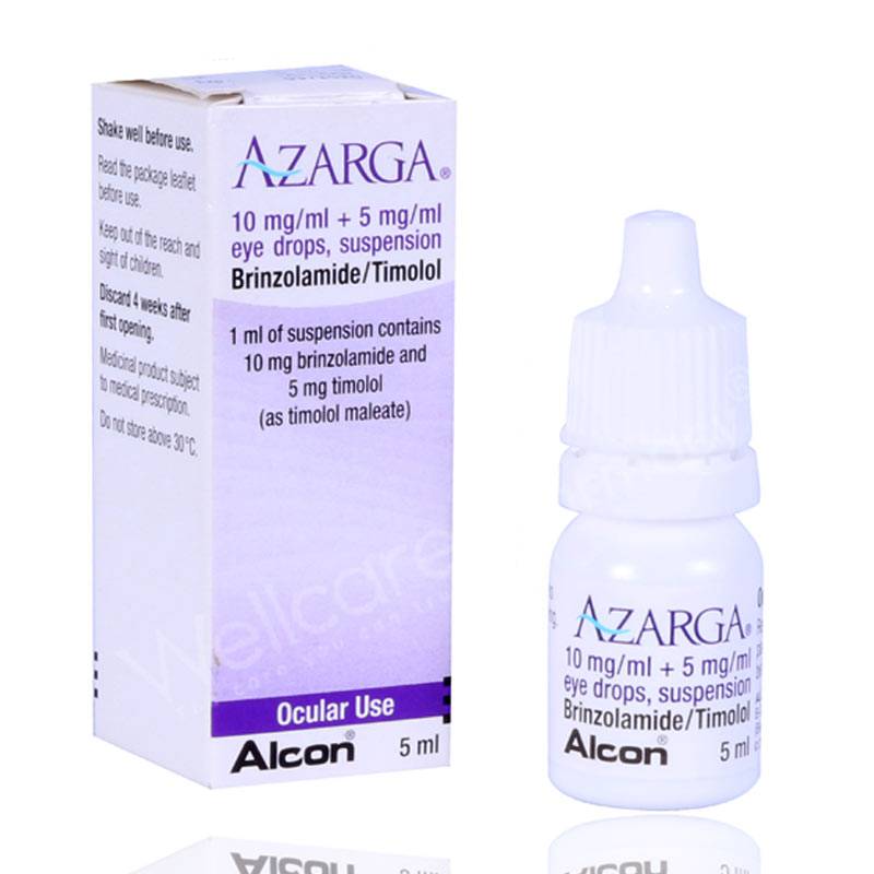 Azarga 10Mg/Ml And 5Mg Eye Drops Suspension 5Ml – Wellcare Pharmacy