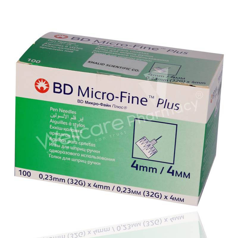 Bd Micro Fine Needle 32G X 4Mm 100'S – Wellcare Pharmacy