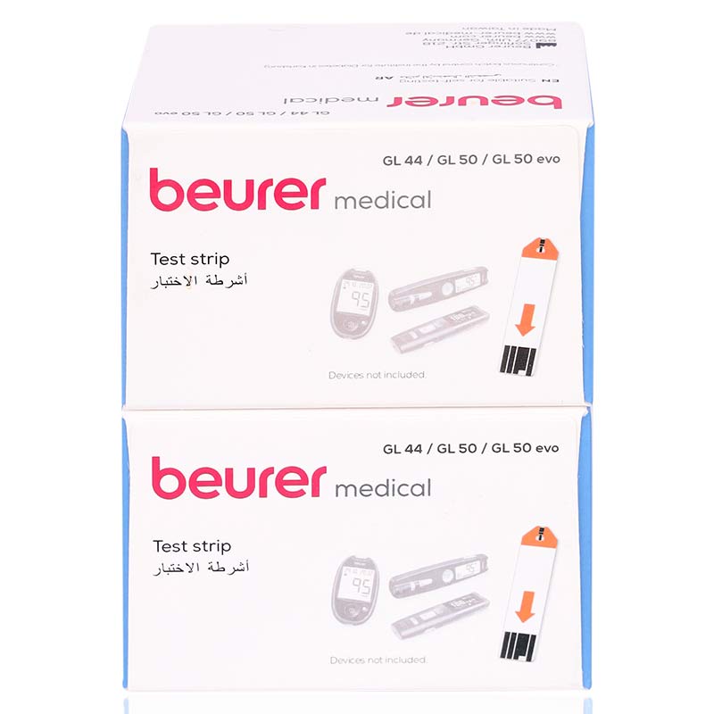 Beurer Gl50/Gl44 Code Free Strips 2X50 100'S