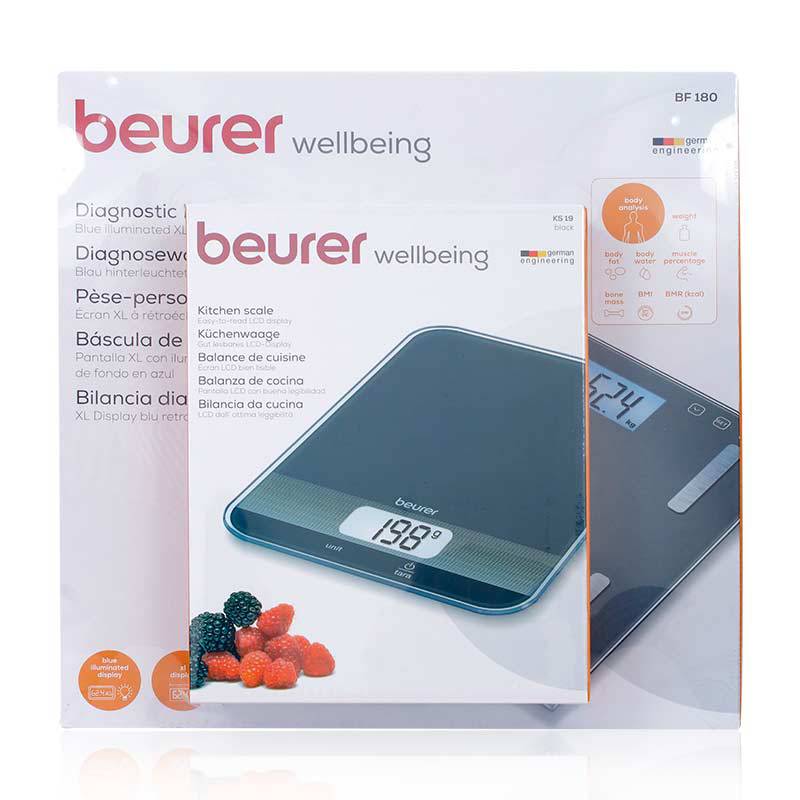 Beurer Ks19 Kitchen Scale + Bf180 Bodyfat Scale – Wellcare Pharmacy