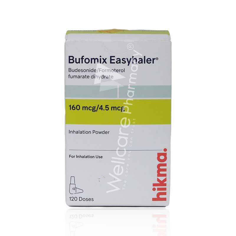 Bufomix Easyhaler 160Mcg/4.5Mcg 120 Doses – Wellcare Pharmacy