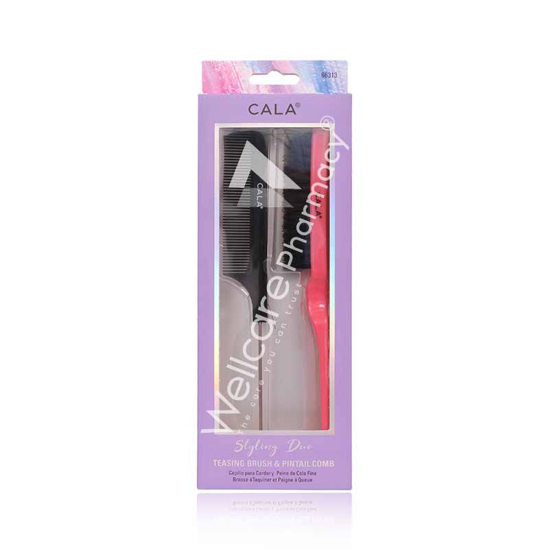 Cala Teasing Brush & Pintail Comb Set- 66313 – Wellcare Pharmacy