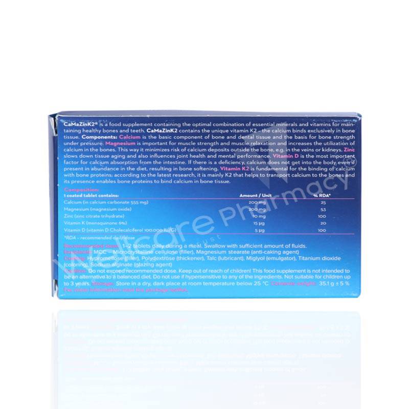 CAMAZIN K2 TABLETS 30'S – Wellcare Pharmacy