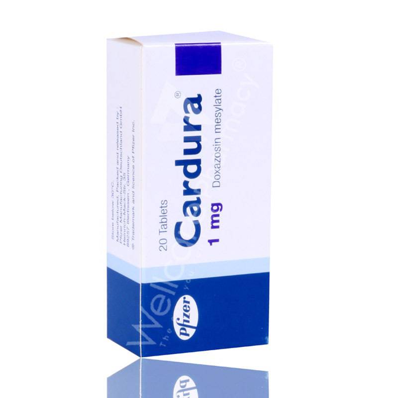 Cardura 1Mg Tablets 20'S – Wellcare Pharmacy