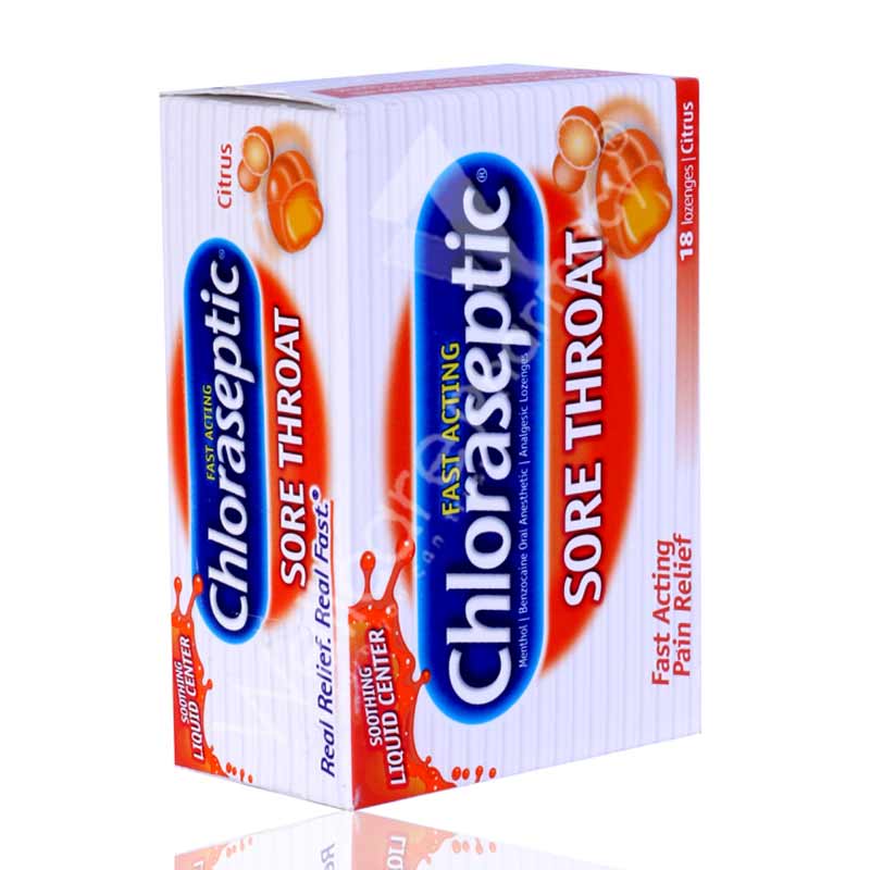 Chloraseptic Lozenges Citrus 18'S – Wellcare Pharmacy