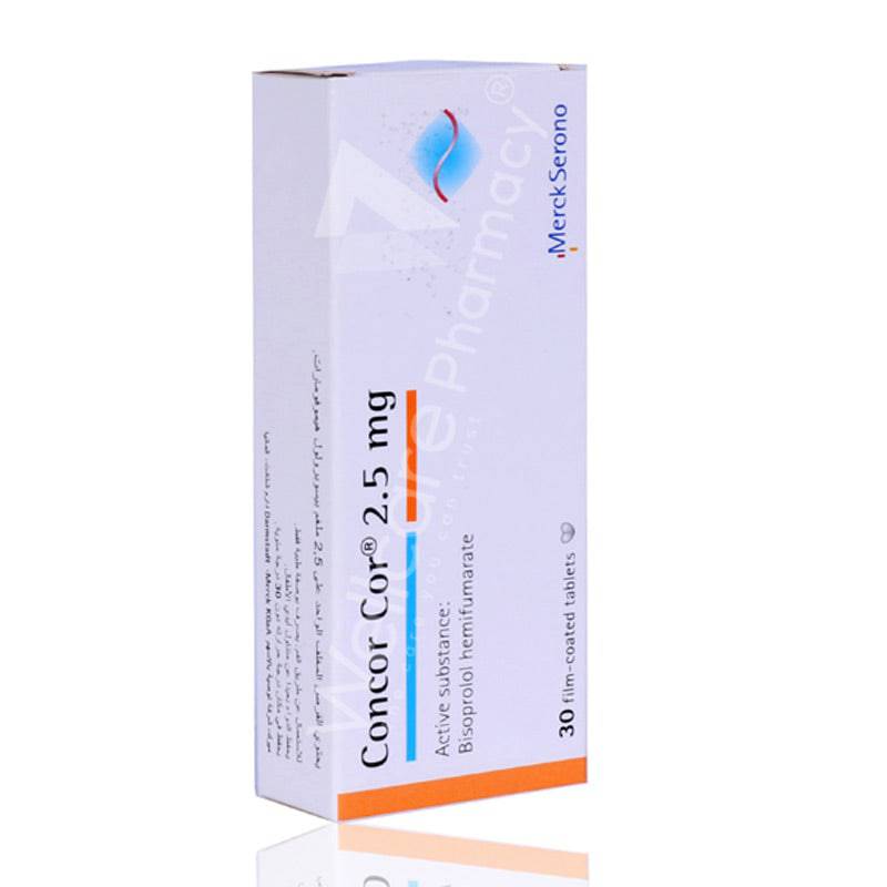 Concor 2.5Mg Tablets 30'S – Wellcare Pharmacy
