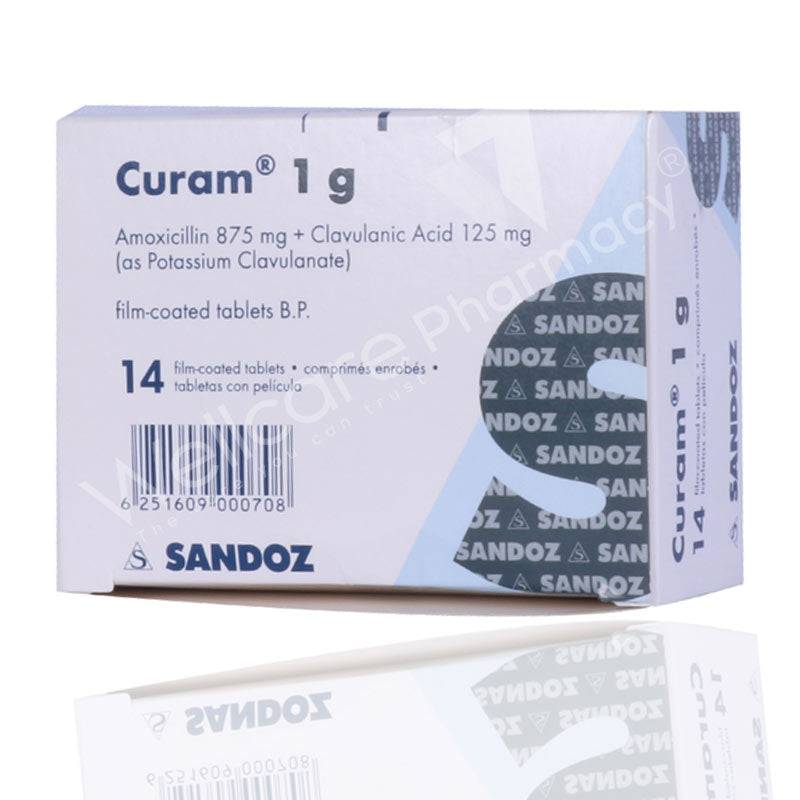 Curam 1Gm Tablets 14'S – Wellcare Pharmacy