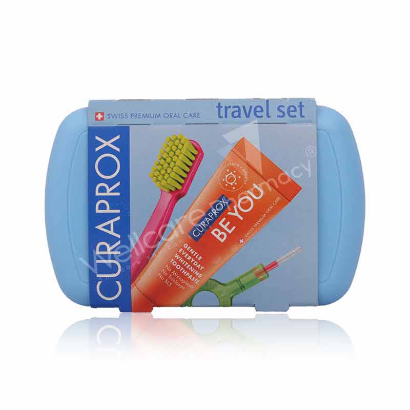Curaprox Travel Set Blue – Wellcare Pharmacy