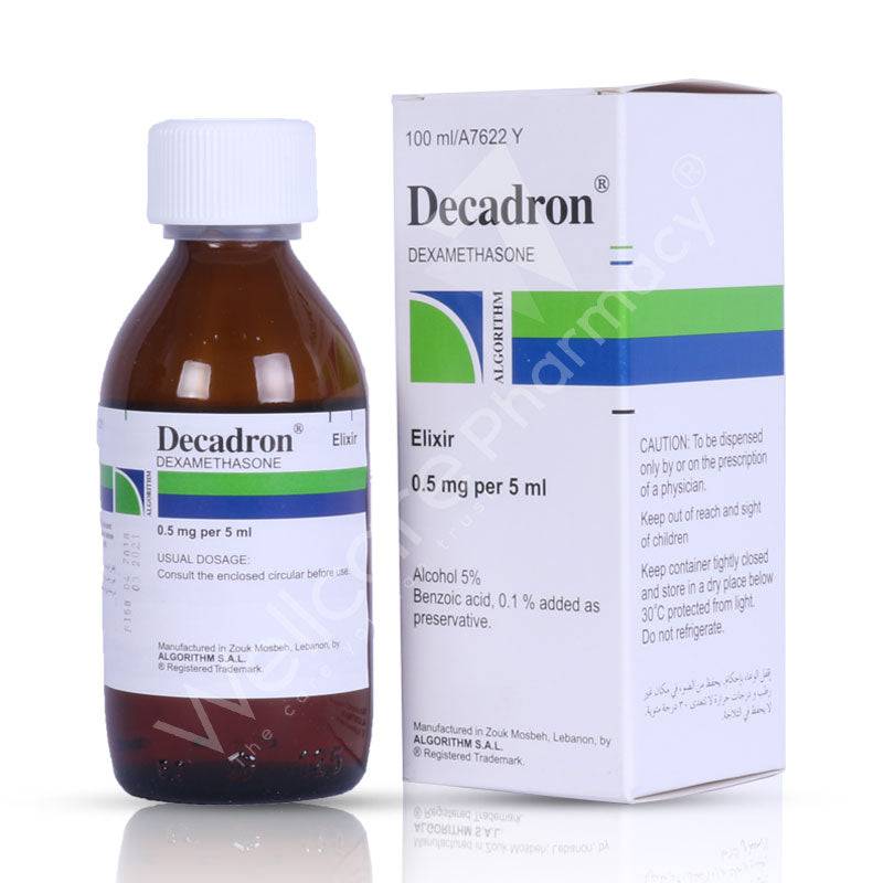 Decadron Elixir 100Ml – Wellcare Pharmacy