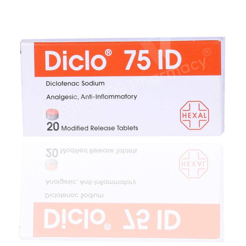 Diclo 75 Id Tablets 20'S – Wellcare Pharmacy