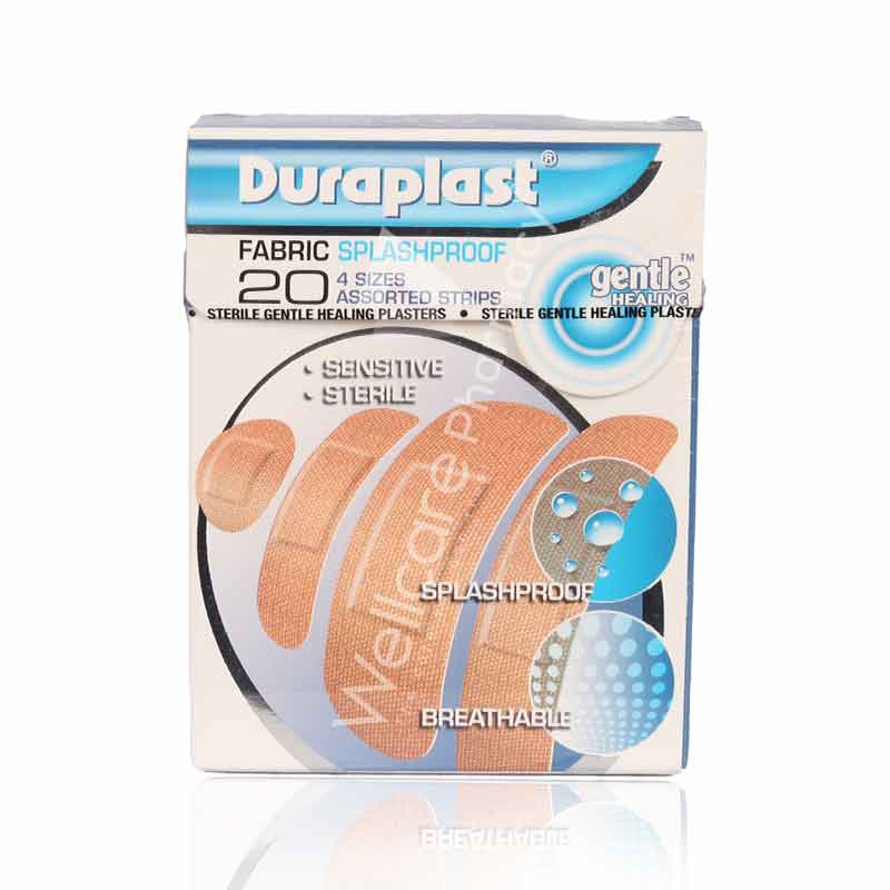 Duraplast Fabric Splashproof Plaster 20'S – Wellcare Pharmacy