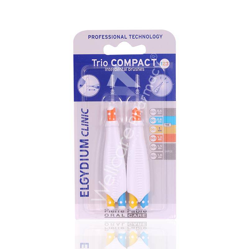 Elgydium Trio Compact Interdental Brush – Wellcare Pharmacy