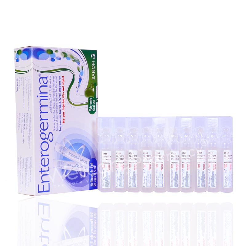 ENTEROGERMINA INFANTS KIDS ORAL SUSPENSION VIALS 20'S