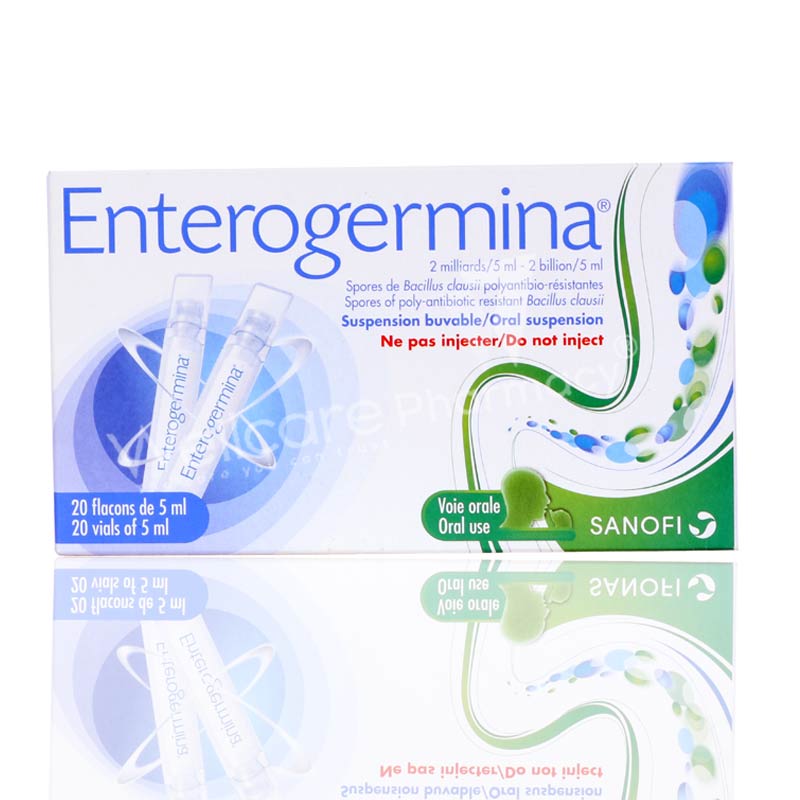 ENTEROGERMINA INFANTS KIDS ORAL SUSPENSION VIALS 20'S