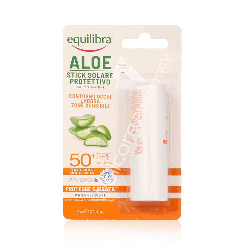 Equilibra Aloe Sun Protective Stick Spf50+ 12Ml – Wellcare Pharmacy