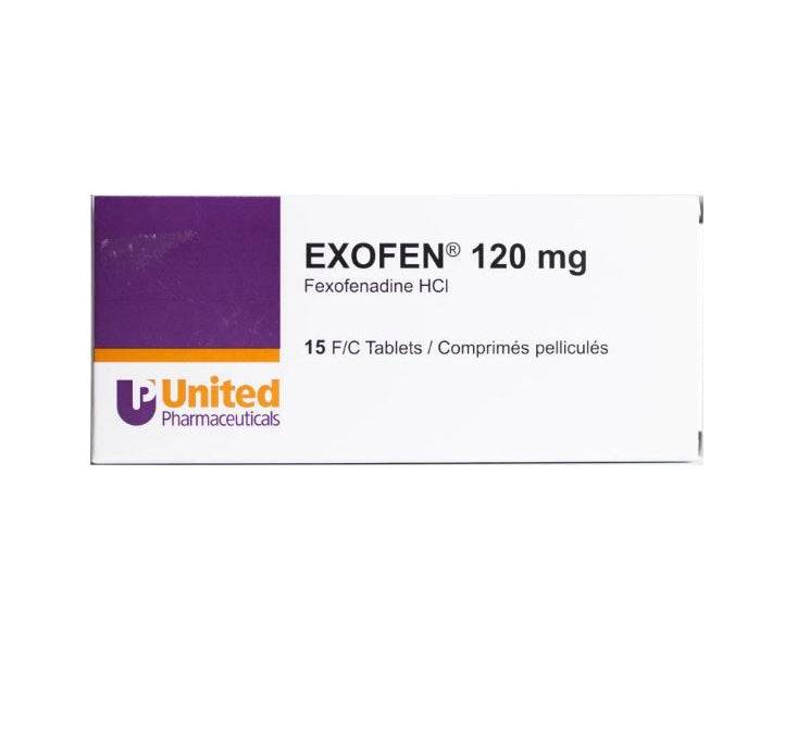 EXOFEN 120MG TABLETS 15'S – Wellcare Pharmacy