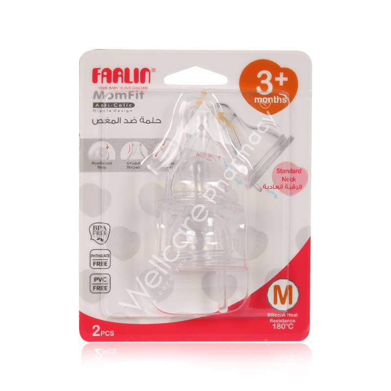 Farlin Anti-Colic Nipple For Wide-Neck Ac-22005(M) – Wellcare Pharmacy