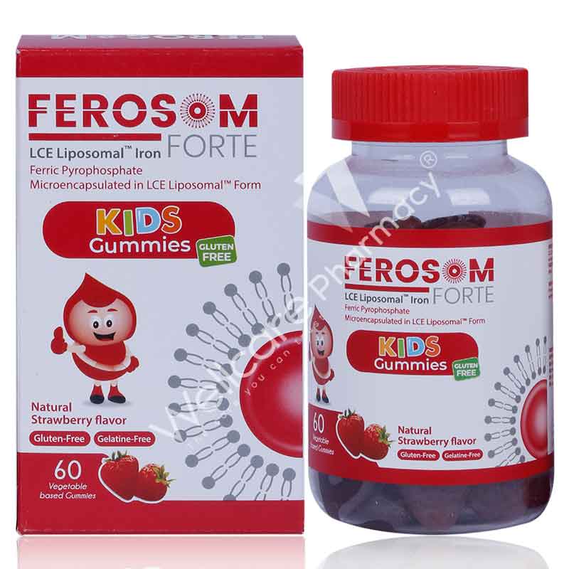 Ferosom Forte Kids Gummies 60'S – Wellcare Pharmacy