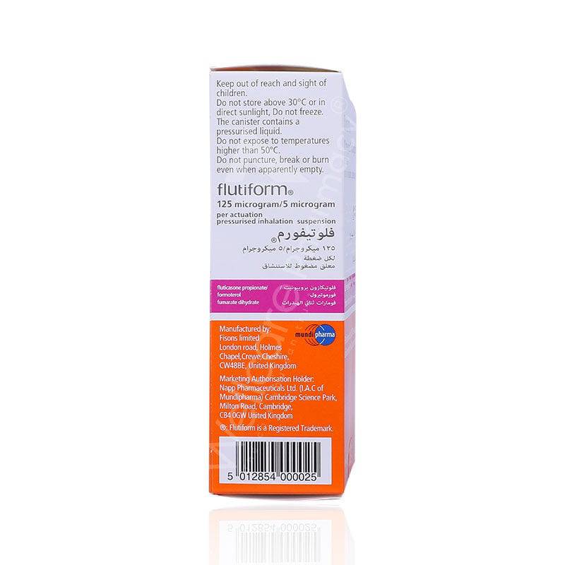 Flutiform 125/5 Mcg Inhaler – Wellcare Pharmacy
