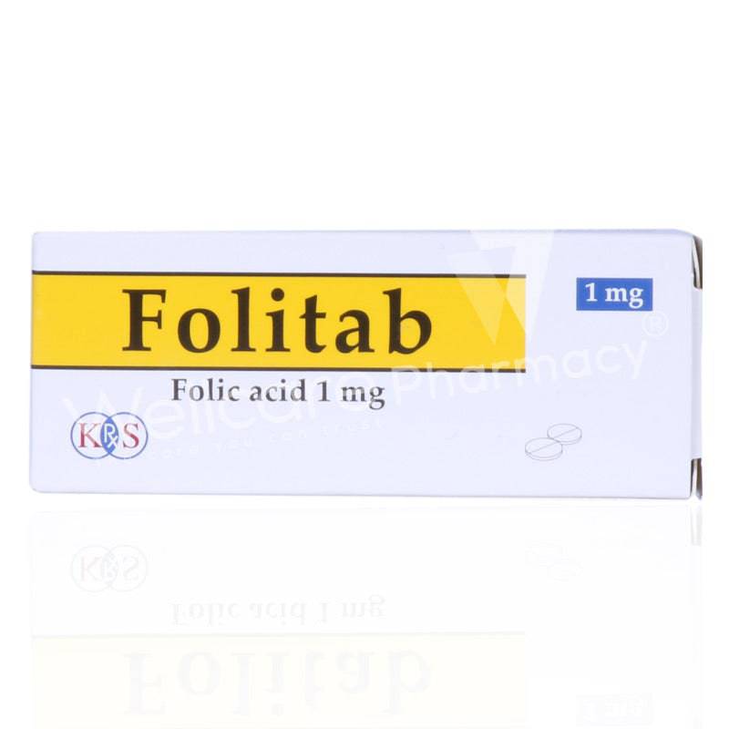 Folitab 1Mg Tablets 20'S – Wellcare Pharmacy