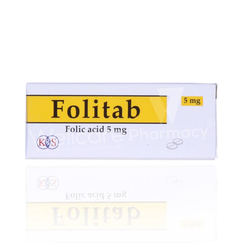 Folitab 5Mg Tablets 20'S – Wellcare Pharmacy