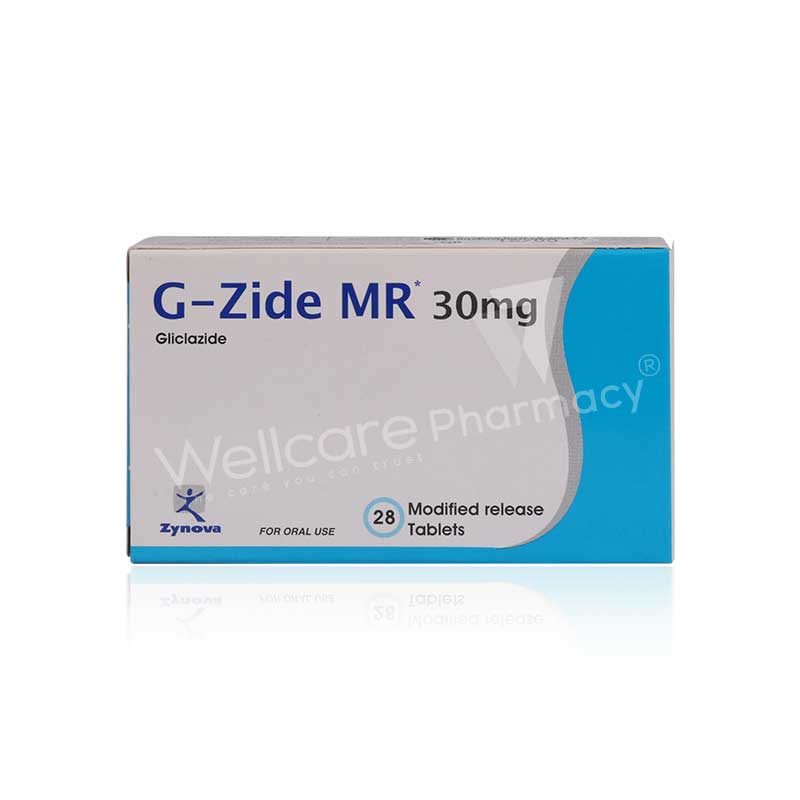 G-Zide Mr 30Mg Tablets 28'S – Wellcare Pharmacy