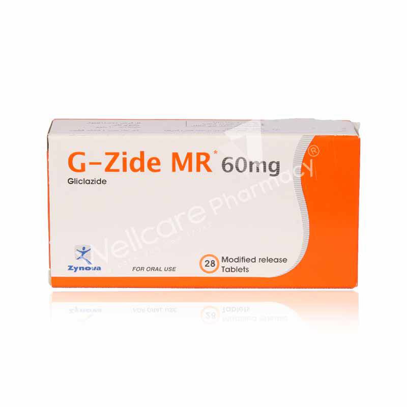 G-Zide Mr 60Mg Tablets 28'S – Wellcare Pharmacy