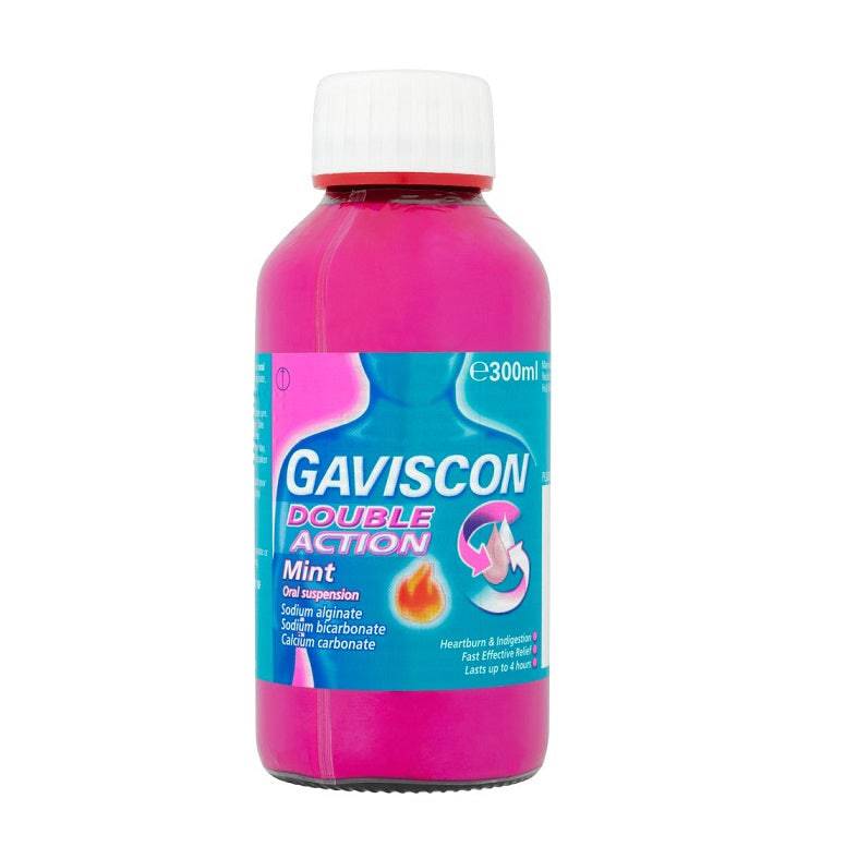 Gaviscon Double Action Mint Flavour Syrup 300Ml – Wellcare Pharmacy