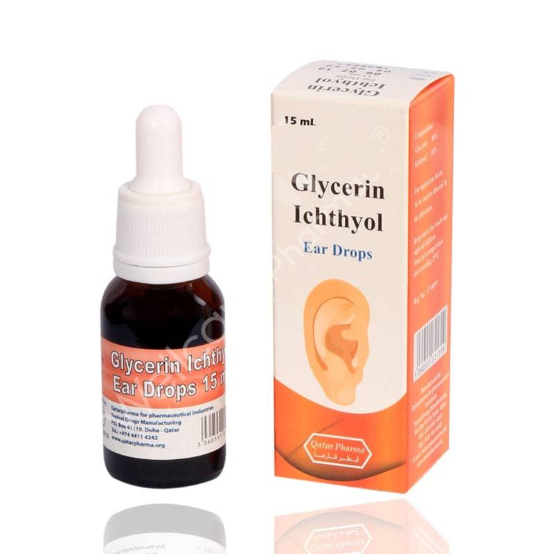 Glycerin Ichthyol Ear Drops 15Ml – Wellcare Pharmacy